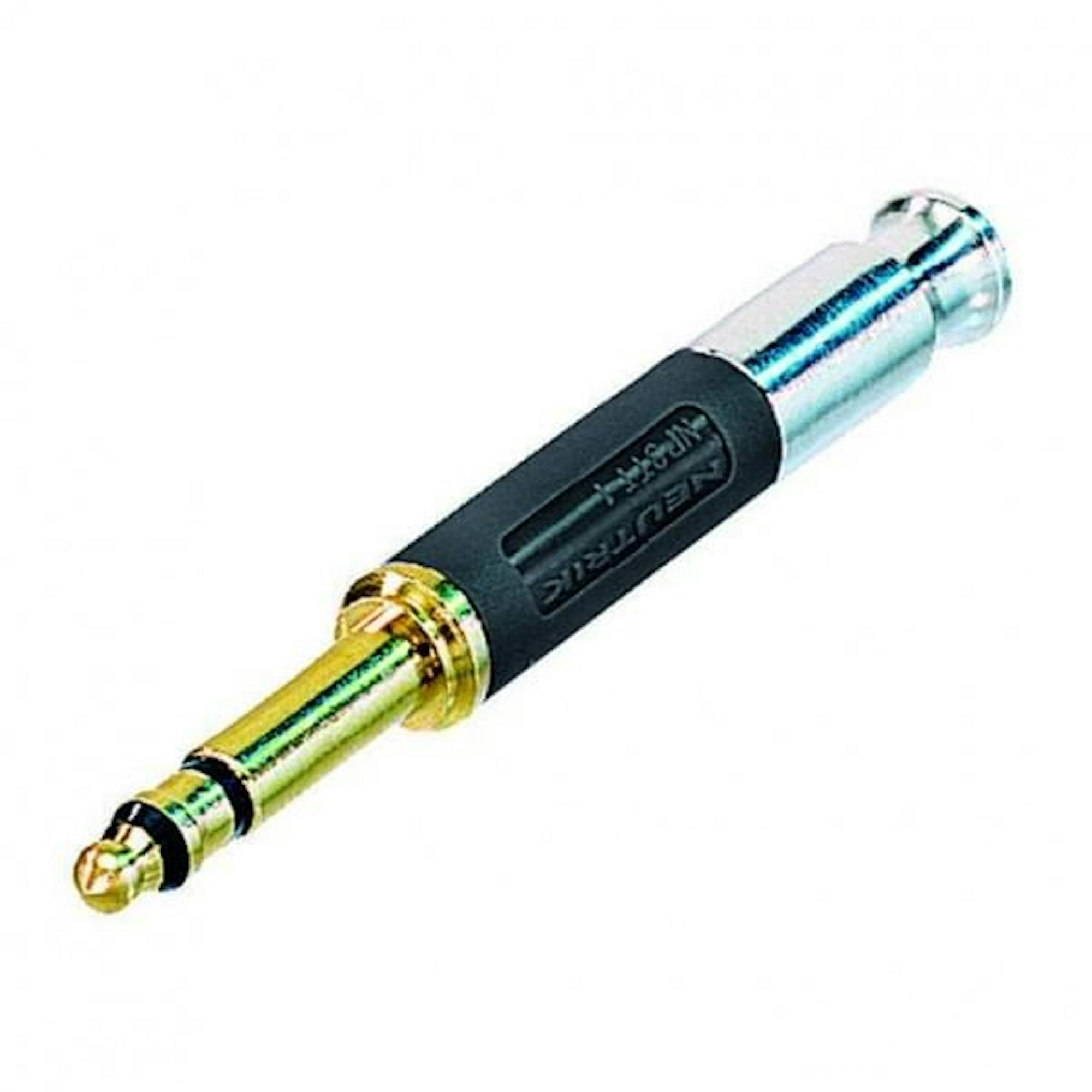 Neutrik NP3TT-P-AU-B Bantam plug black gold