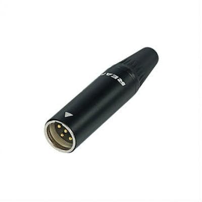 Rean mini XLR RT4MP 4 pin panel male