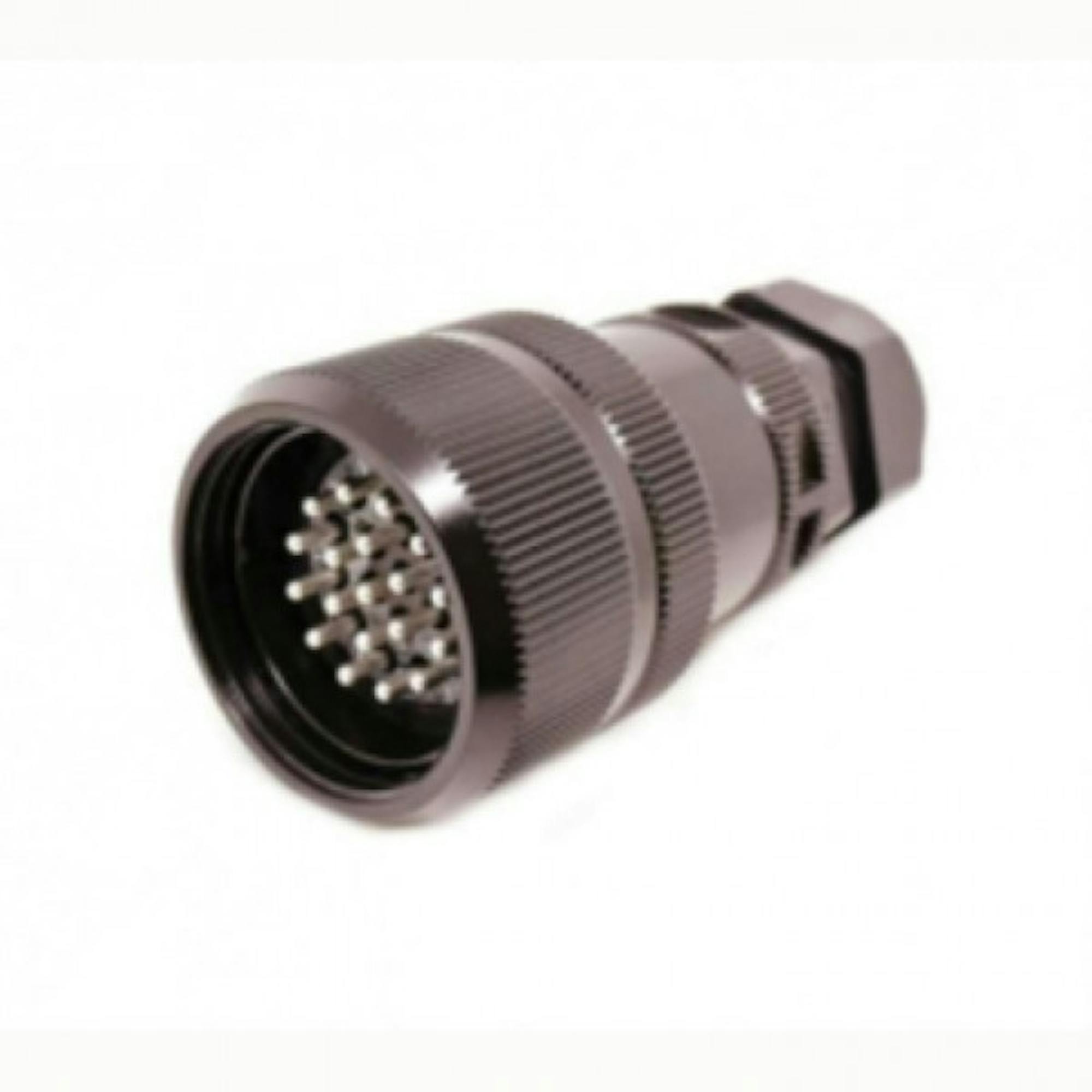 Van Damme VDM 19 pole cable male connector with silver solder contacts