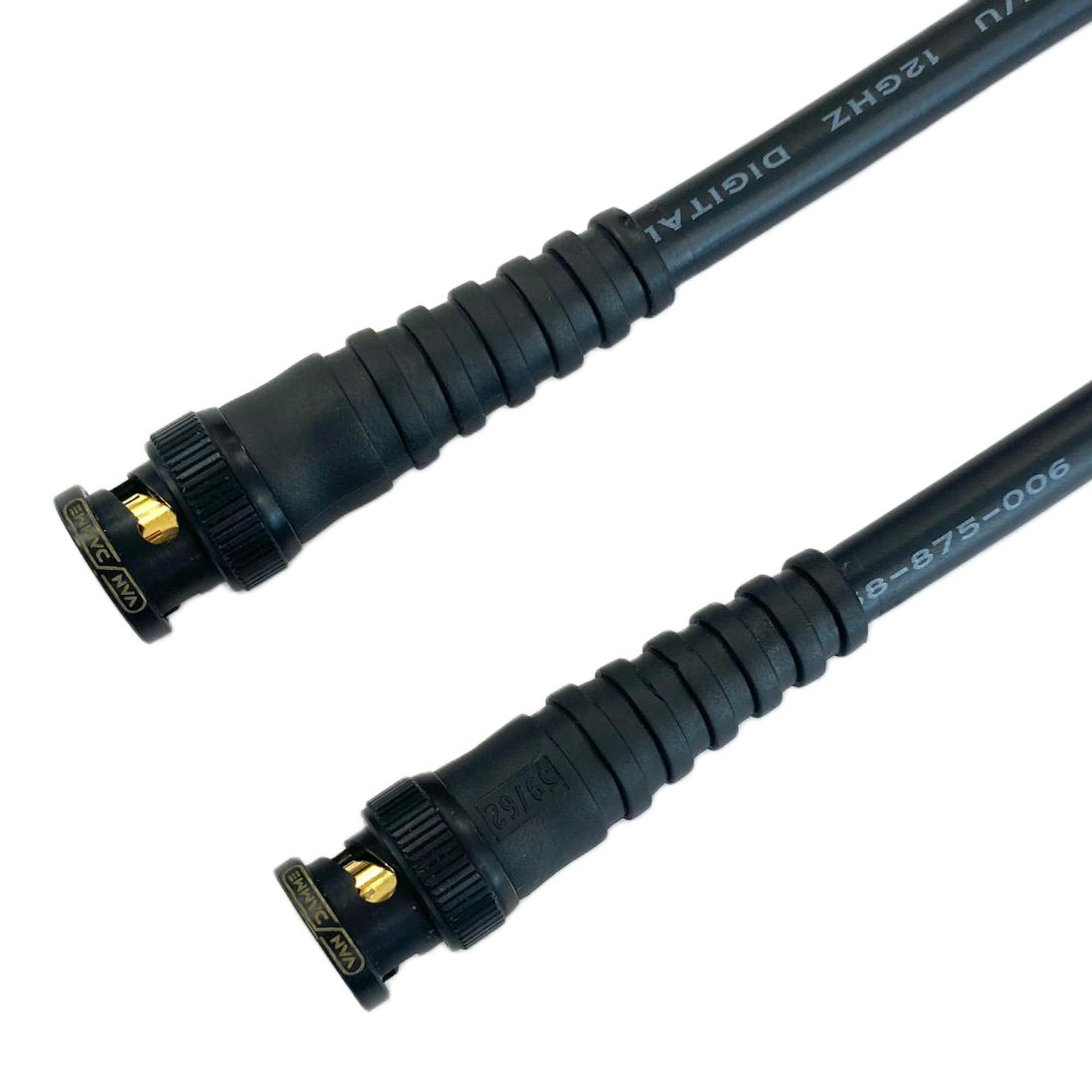 Van Damme UHD Vision Enhanced RG6/U UHD BNC to BNC 2m